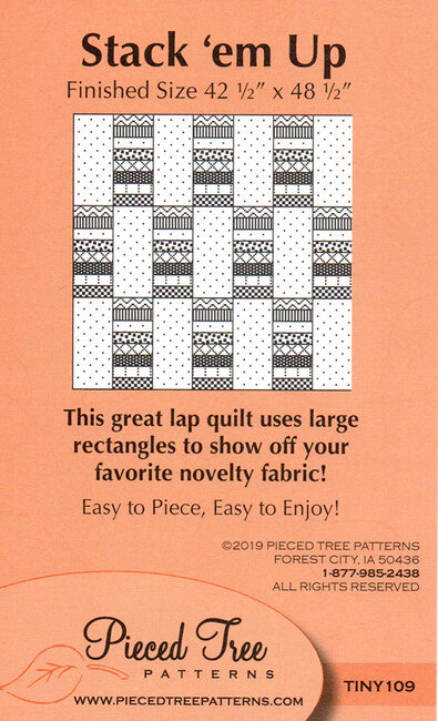 Pieced Tree Patterns Stack Em Up - Quilt Pattern - 123Stitch