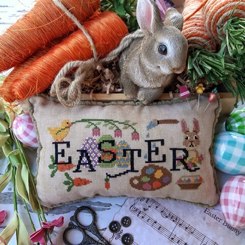 Puntini Puntini When I Think of Easter - Cross Stitch Pattern - 123Stitch