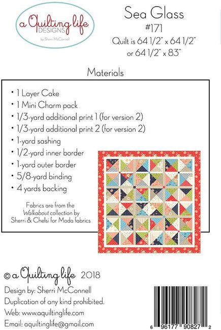 Quilting Life Sea Glass - Quilt Pattern - 123Stitch