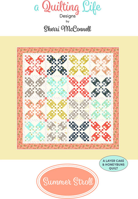 Quilting Life Summer Stroll - Quilt Pattern - 123Stitch