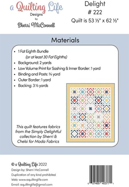 Quilting Life Delight - Quilt Pattern - 123Stitch
