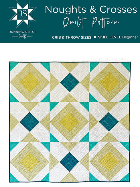 Running Stitch Quilts Noughts and Crosses - Quilt Pattern - 123Stitch
