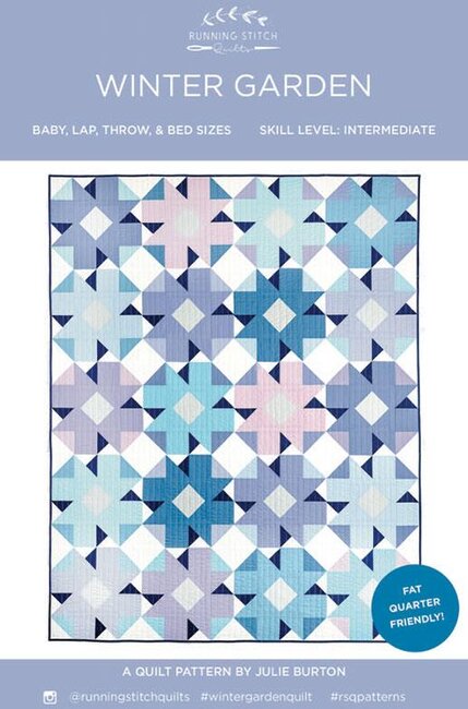 Running Stitch Quilts Winter Garden - Quilt Pattern - 123Stitch