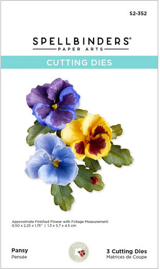 Spellbinders Pansy - Etched Craft Dies - 123Stitch