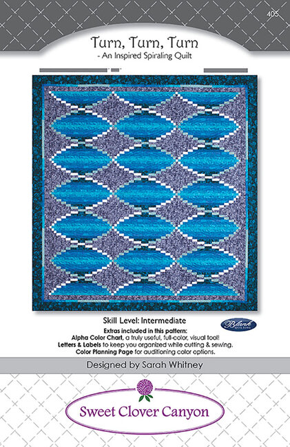 Sweet Clover Canyon Turn, Turn, Turn - Quilt Pattern - 123Stitch