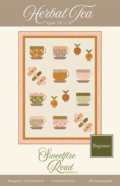 Sweetfire Road Herbal Tea - Quilt Pattern - 123Stitch