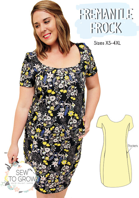 Sew To Grow Fremantle Frock - Sewing Pattern - 123Stitch