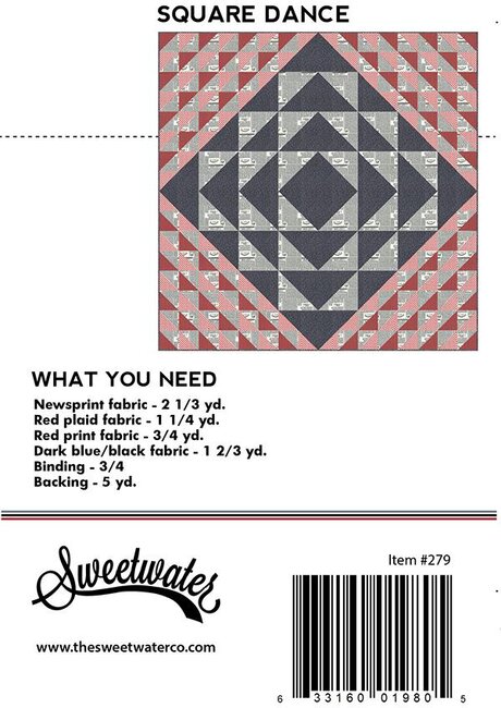 Sweetwater Square Dance - Quilt Pattern - 123Stitch