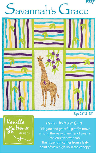 Vanilla House Savannahs Grace - Quilt Pattern - 123Stitch