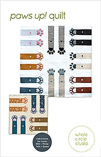Whole Circle Studio Paws Up! - Quilt Pattern - 123Stitch