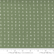 Stacy Iest Hsu ABC XYZ Green - Word Search - Quilt Fabric - 123Stitch
