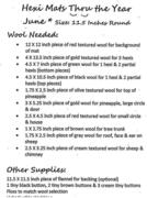 Buttermilk Basin Hexi Mat - June - Quilt Pattern - 123Stitch