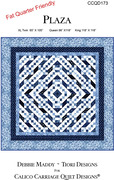 Calico Carriage Quilt Plaza - Quilt Pattern - 123Stitch