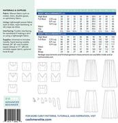 Cashmerette Upton Dress and Skirt Sizes 0 -16 - Quilt Pattern - 123Stitch