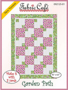 Fabric Cafe Garden Path - Quilt Pattern - 123Stitch