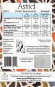 GE Designs Astrid - Quilt Pattern - 123Stitch