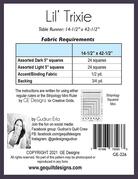 GE Designs Lil Trixie - Quilt Pattern - 123Stitch