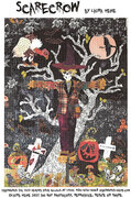 Fiberworks Scarecrow Collage - Quilt Pattern - 123Stitch