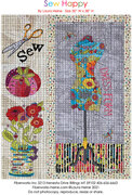 Fiberworks Sew Happy - Quilt Pattern - 123Stitch