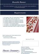 Pieces To Treasure Bramble Runner - Quilt Pattern - 123Stitch