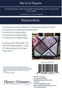Pieces To Treasure Hip To Be Square - Quilt Pattern - 123Stitch