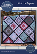 Pieces To Treasure Hip To Be Square - Quilt Pattern - 123Stitch