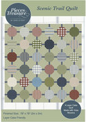 Pieces To Treasure Scenic Trail Quilt - Quilt Pattern - 123Stitch