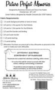 Stitchin Sisters Picture Perfect Memories - Quilt Pattern - 123Stitch