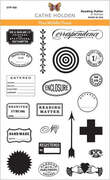 Cathe Holden Reading Matter - Clear Stamp Set - 123Stitch