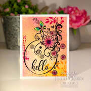 Creative Expressions Why Hello - Clear Stamp - 123Stitch
