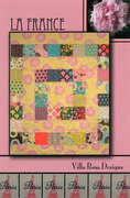 Villa Rosa La France - Quilt Pattern - 123Stitch