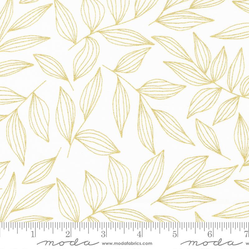 Alli K Design Gilded Metallic Paper Gold - Quilt Fabric - 123Stitch