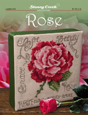 Stoney Creek Rose - Cross Stitch Pattern - 123Stitch