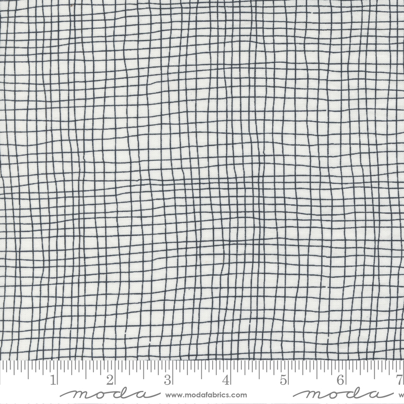 Zen Chic Filigree Off White - Grids Blenders - Quilt Fabric - 123Stitch