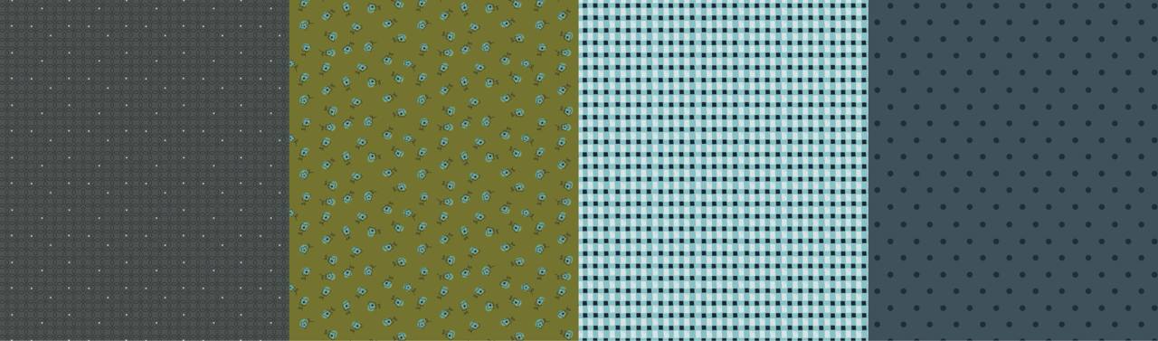 Jen Kingwell Greenstone Lollies Margarita Multi Blenders - Quilt Fabric ...