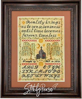 Stitchy Prose Forever Timeless Mourning Sampler - Cross Stitch Pattern ...