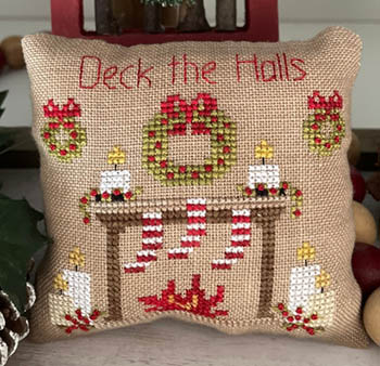 Mani di Donna Deck The Halls - Christmas Cross Stitch Pattern - 123Stitch
