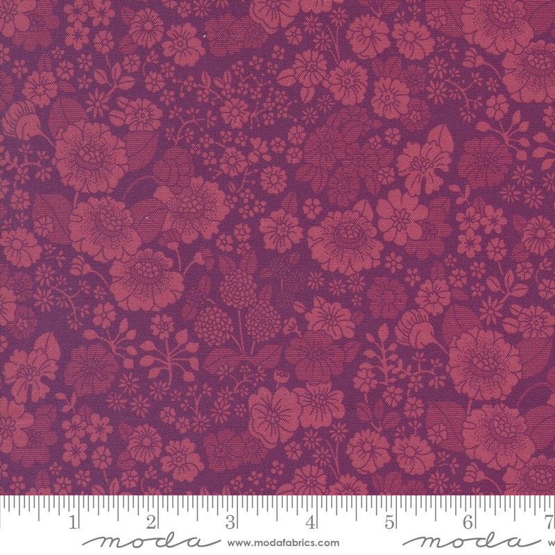 Moda Chelsea Garden Plum - Quilt Fabric - 123Stitch