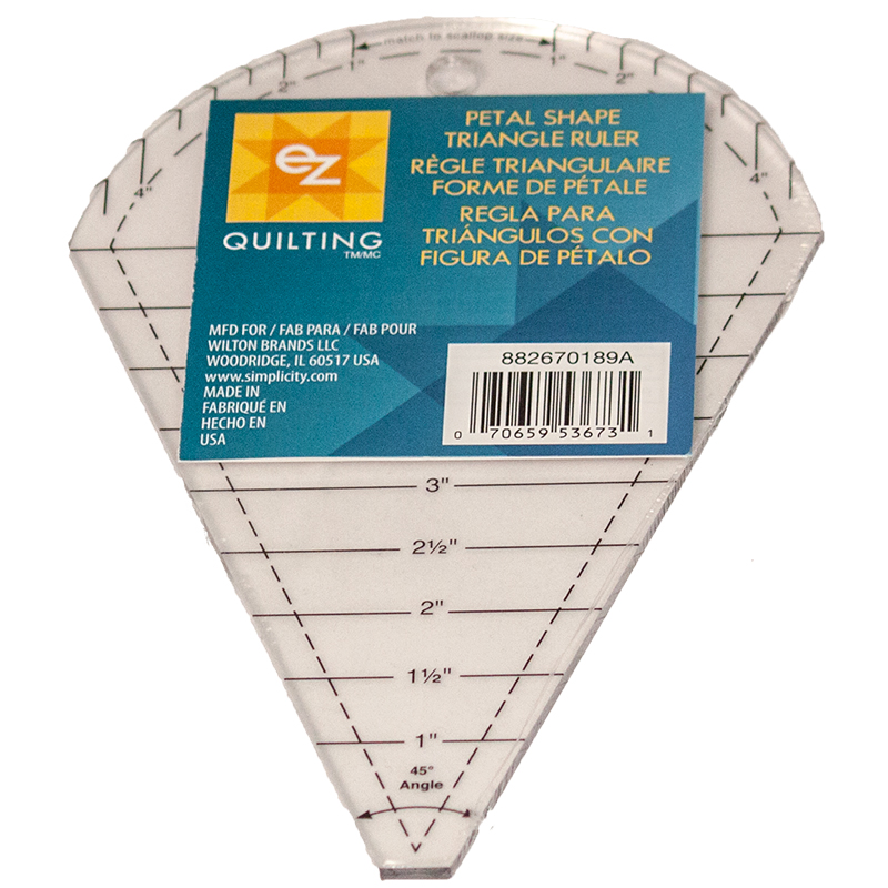 EZ Quilting 45-degree Petal Quilt Template Shapes - 123Stitch