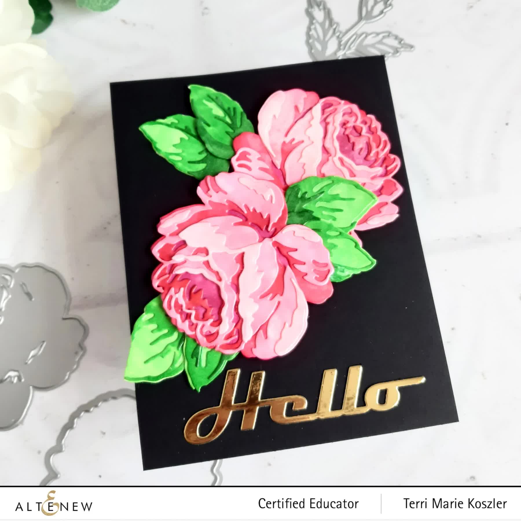 Altenew Craft-A-Flower - Antique Rose - Layering Die Set - 123Stitch