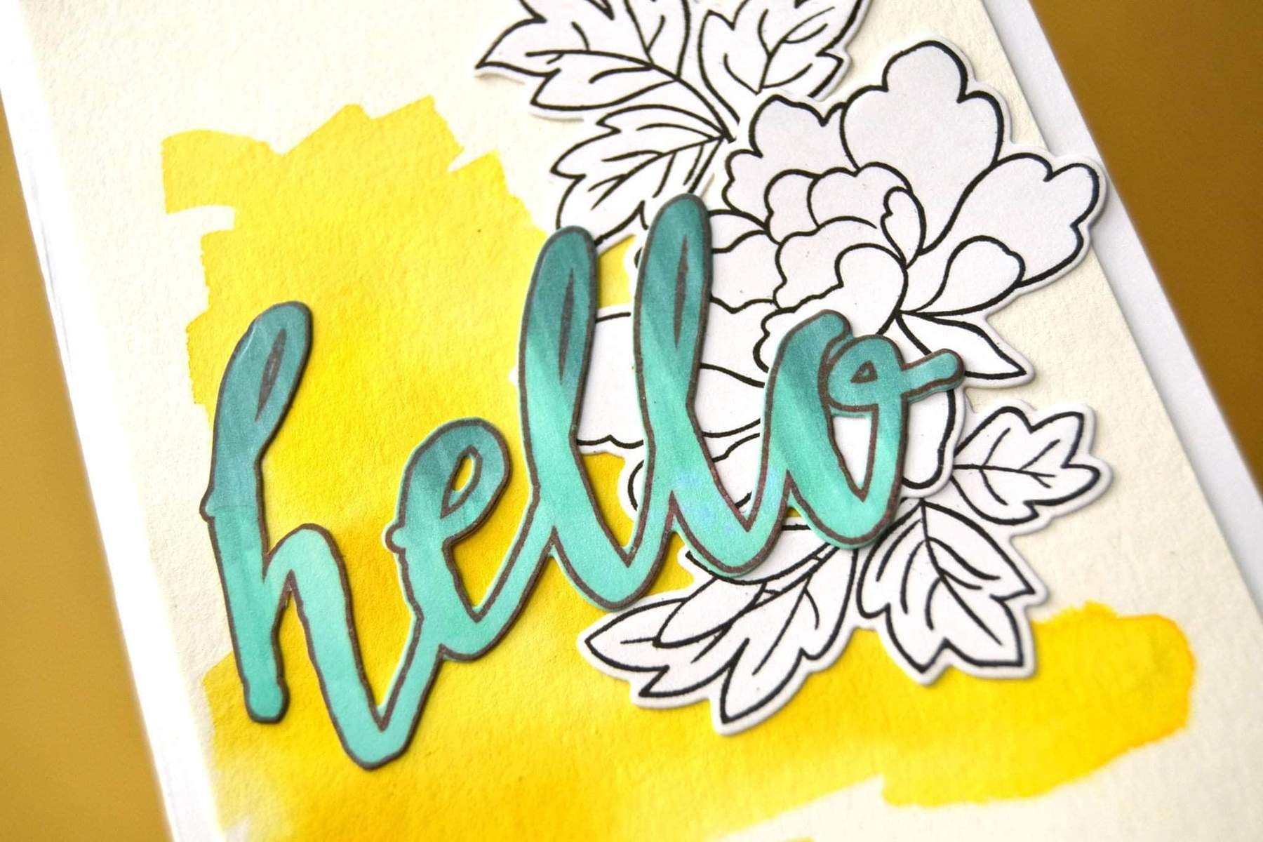 Altenew Halftone Hello - Craft Die - 123Stitch