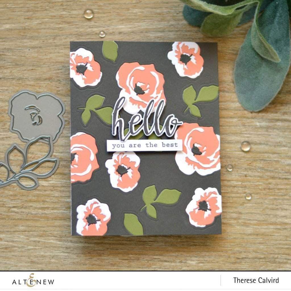 Altenew Halftone Hello - Craft Die - 123Stitch