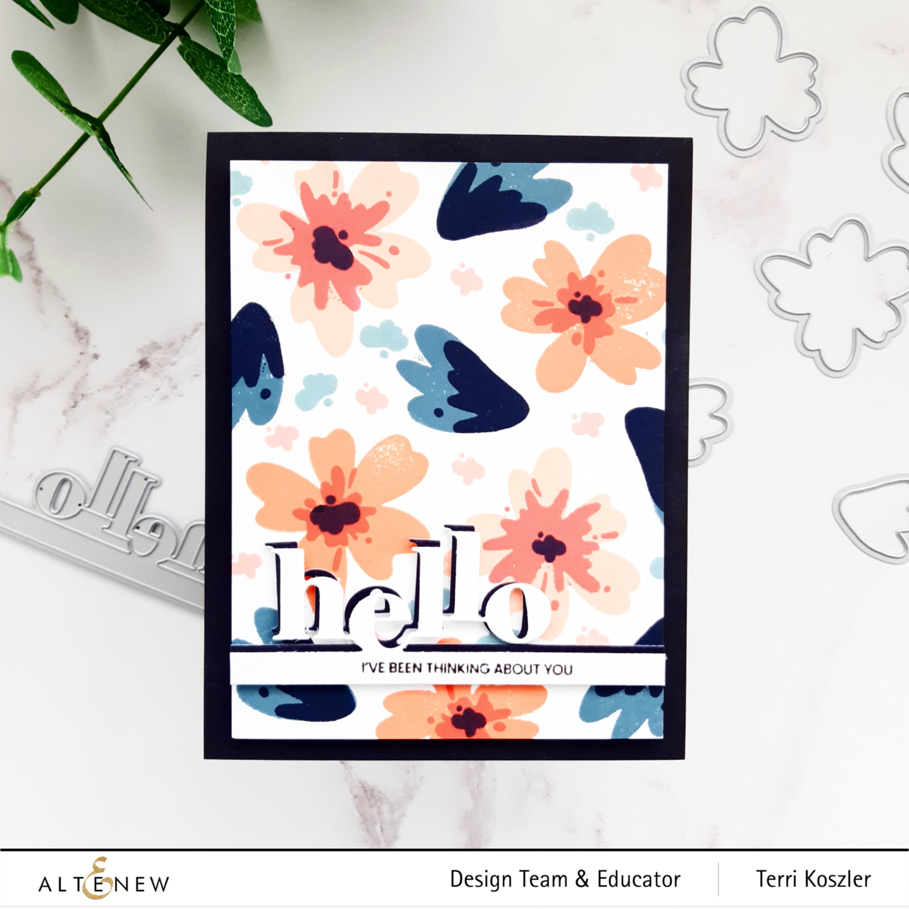 Altenew Tiny Sentiments Hello - Stamp and Die Set - 123Stitch