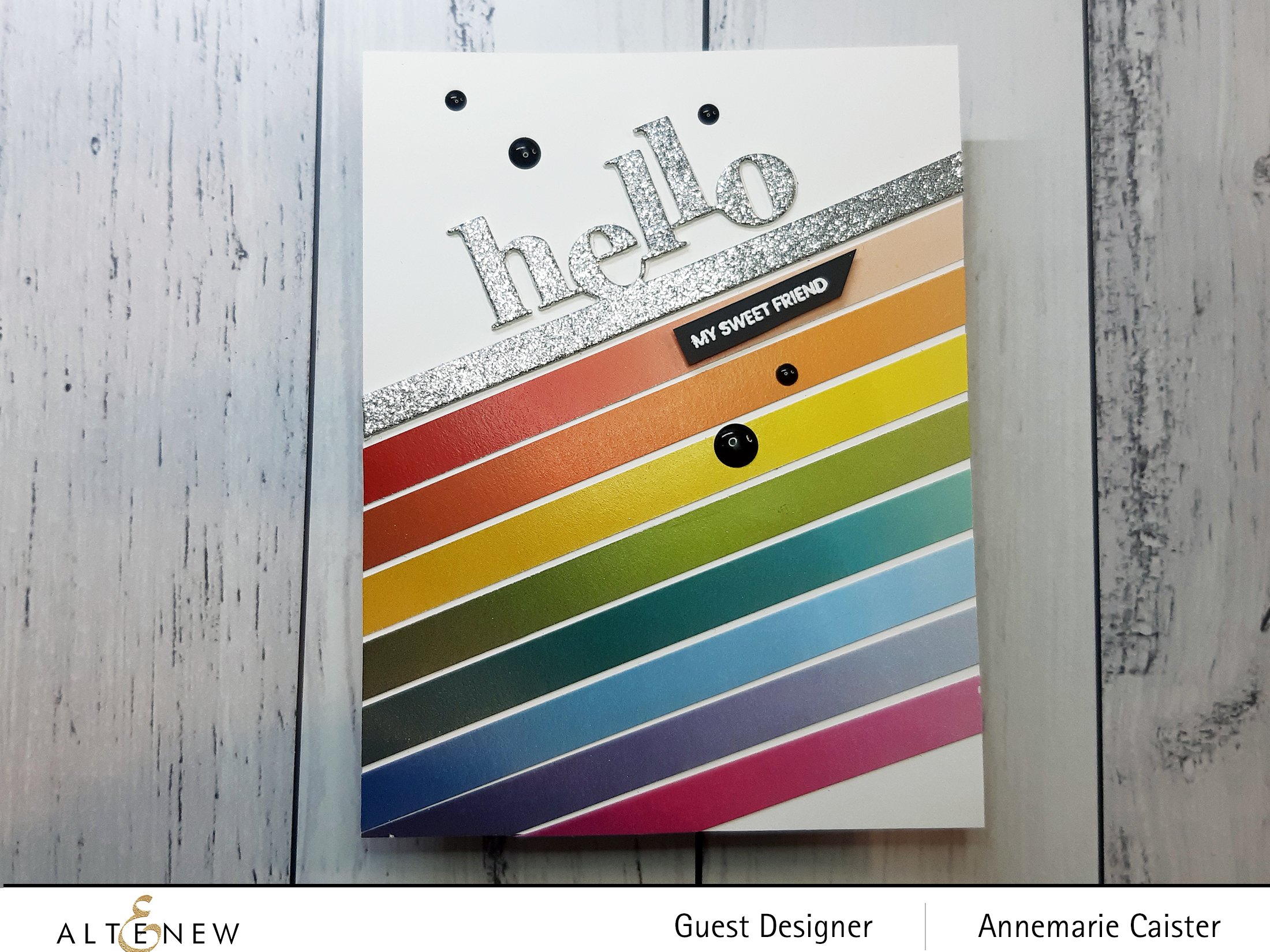 Altenew Tiny Sentiments Hello - Stamp and Die Set - 123Stitch