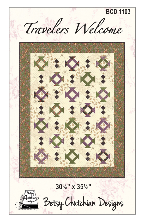 Betsy Chutchian Travelers Welcome - Quilt Pattern - 123Stitch