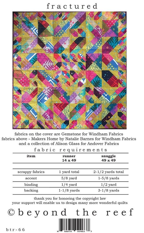 Beyond The Reef Fractured - Quilt Pattern - 123Stitch