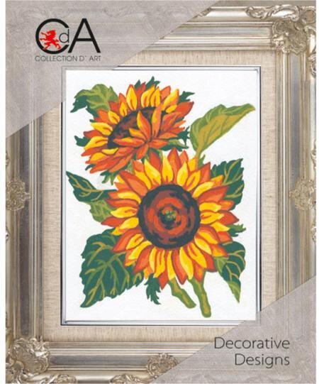 Collection d'Art Sunflowers - Stamped Needlepoint Kit 3042K - 123Stitch