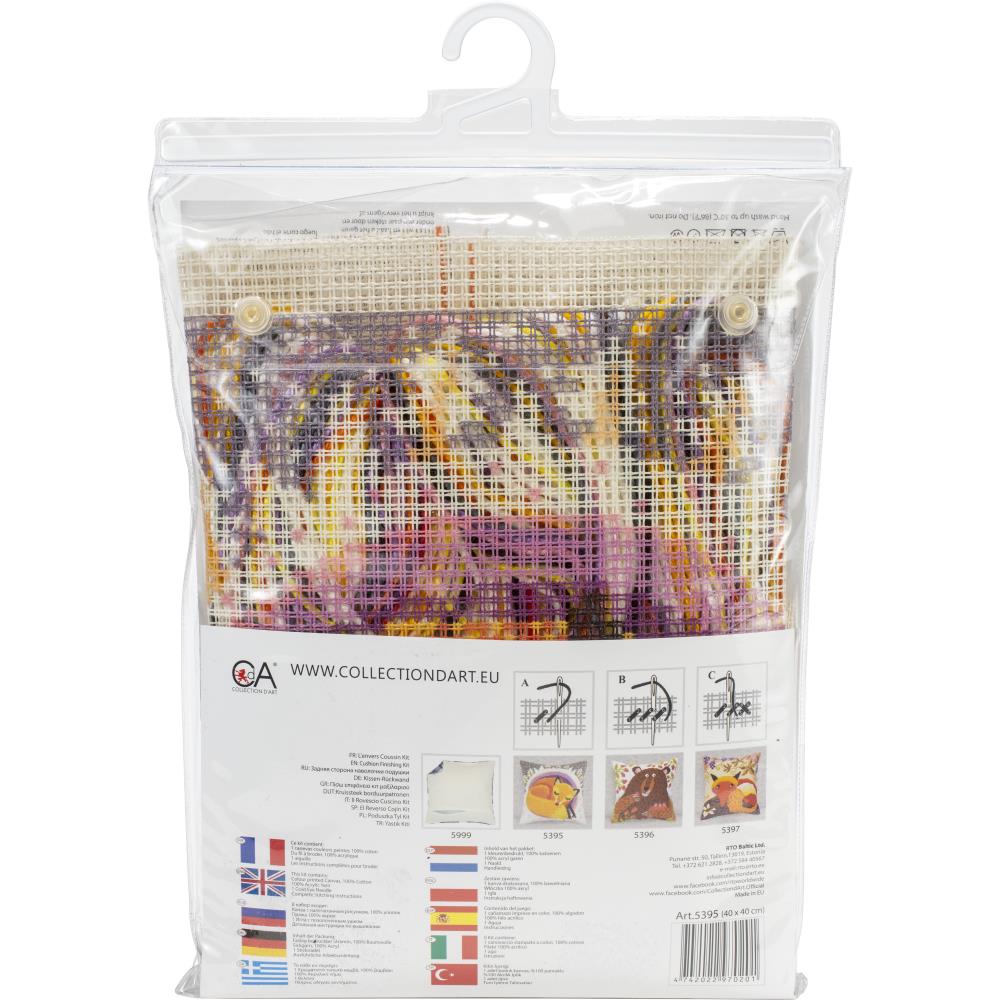 Collection d'Art Winter Dreams (Fox) - Stamped Needlepoint Cushion Kit ...