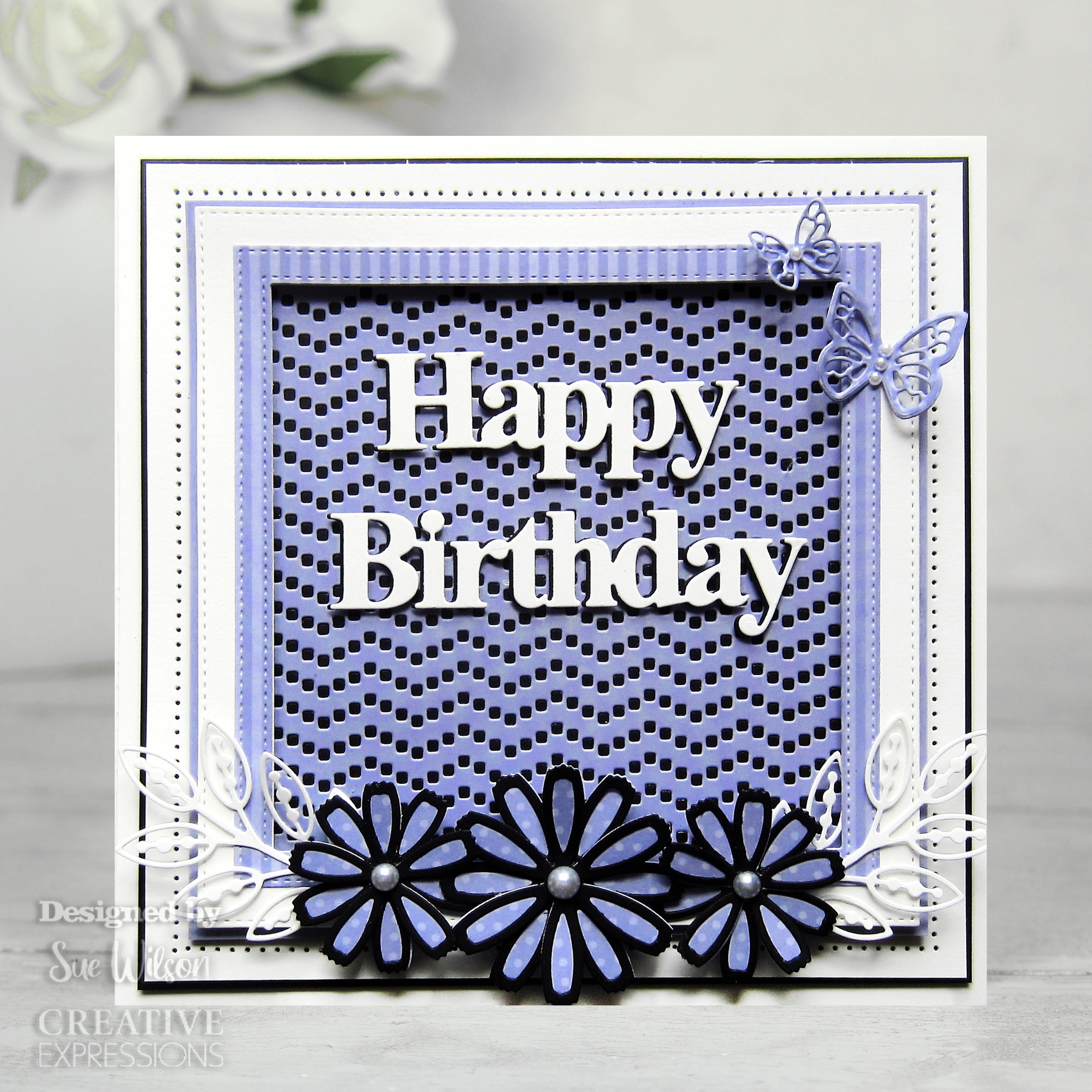 Sue Wilson Ric Rac Ribbon - Background Collection - Craft Die CED7134 ...