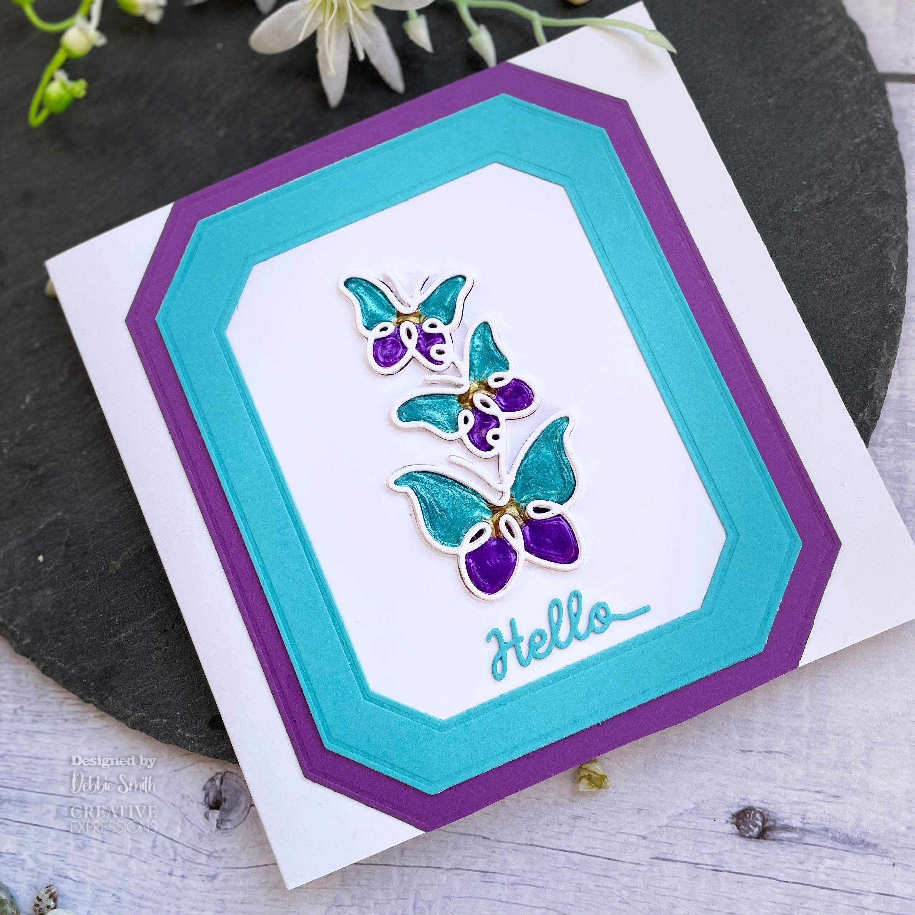 Creative Expressions Butterflies - One-Liner Collection - Craft Die Set ...